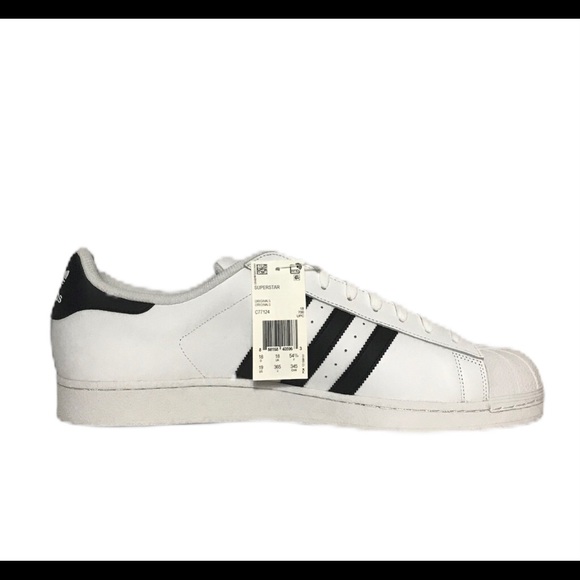 adidas | Shoes | New Adidas Superstar White Black Stripes Sneakers ...